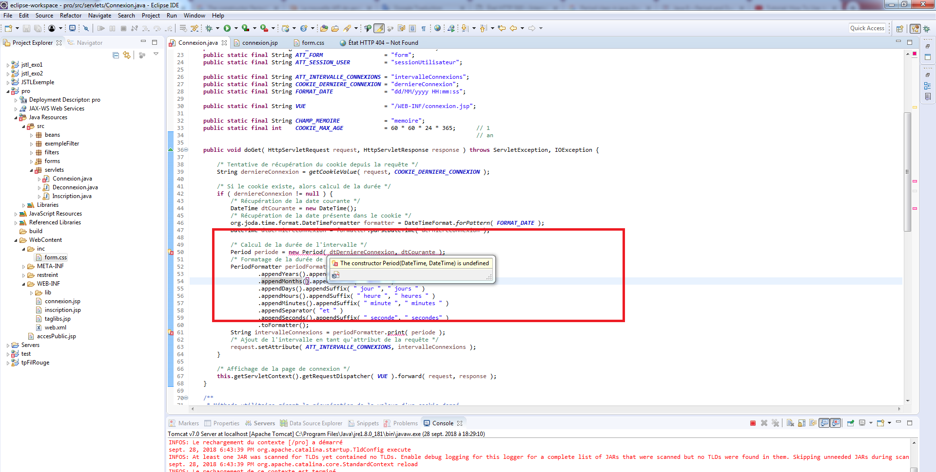 Calculer la différence entre deux date j2EE - The constructor Period ... Calculer la différence entre deux date j2EE - The constructor Period ...